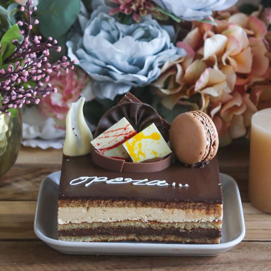 Coffee Opera Cake (Eggless) | Ovenfresh
